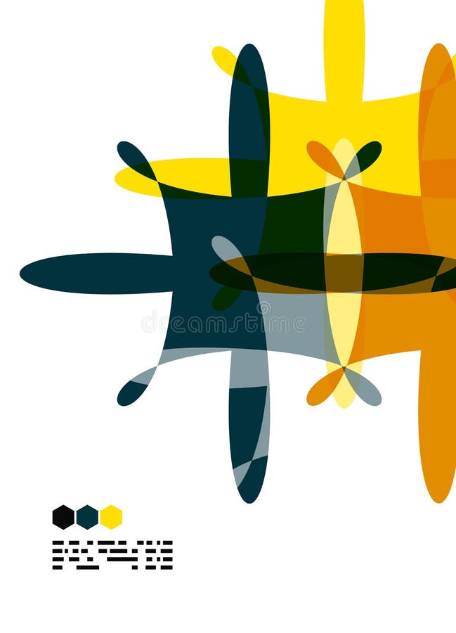 Warm Modern Color Geometric Abstract Background Stock Vector ...