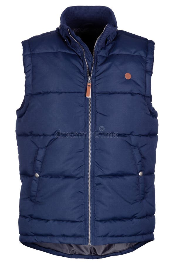 Warm navy blue waistcoat stock photo. Image of clothes - 92465796