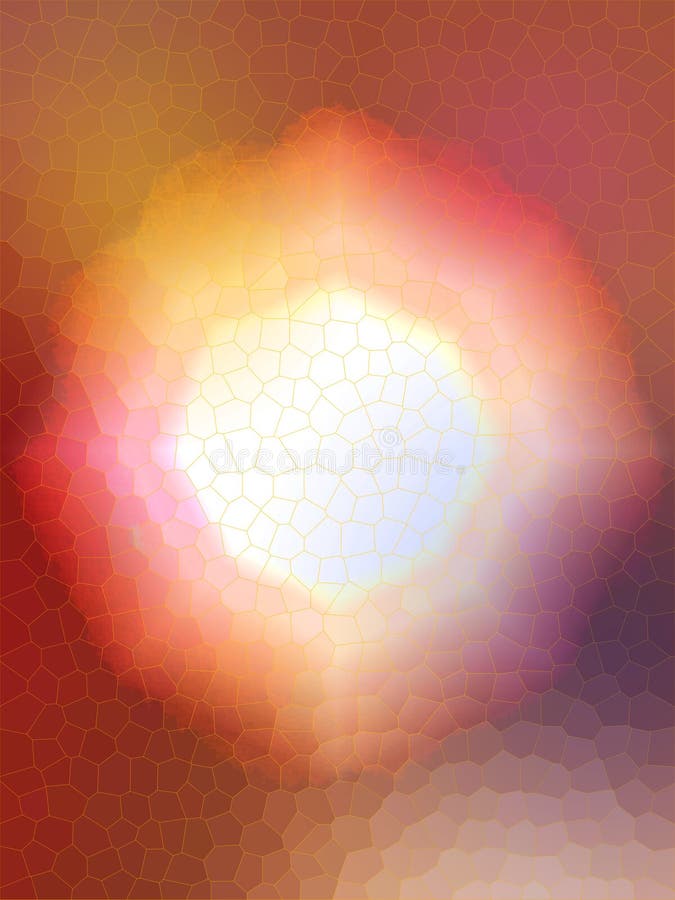 Warm, Octagonal Shaped Lead-colored Flower Stock Illustration ...