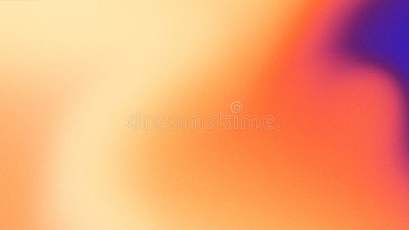 Warm Orange Gradation Background and Grain Effect Stock Illustration ...