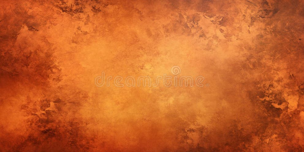 Warm Orange Grunge Texture Generating Dynamic Visual Depth with Vibrant ...