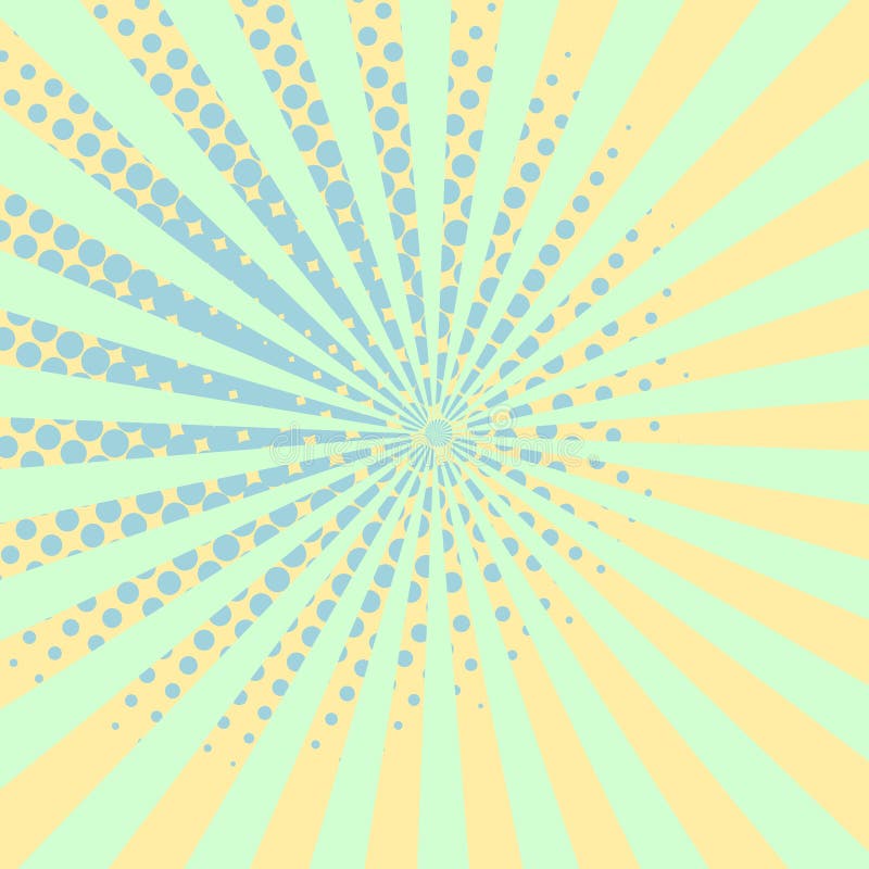 Warm Orange Pop Art Retro Comic Halftone Spotted Background Vector ...