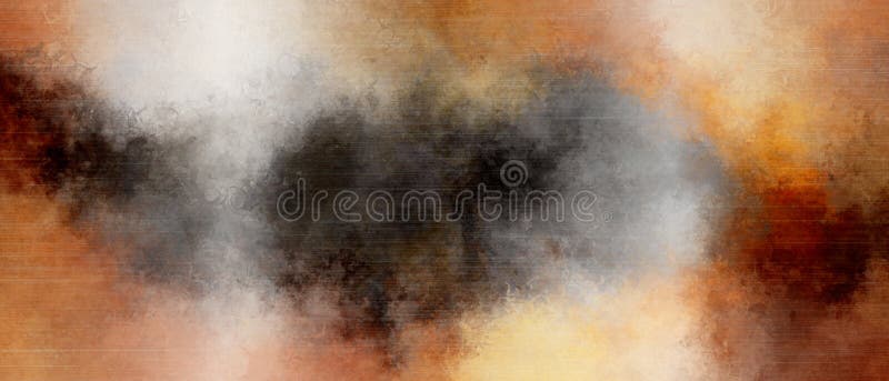 Warm Orange and Red Mist Background with White Faint Texture and Deep ...
