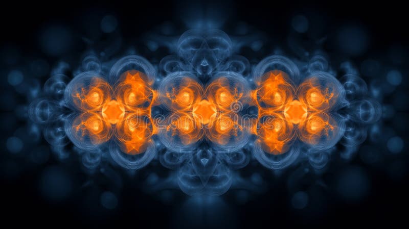 Warm Pastel Colors are Swirled Together in a Vibrant Abstract Image ...