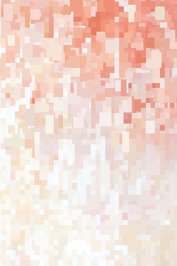 Warm Peach To Soft Cream Pixel Gradient Creating a Subtle and Elegant ...