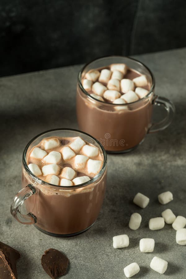 Warm Refreshing Hot Cocoa Chocolate Stock Image - Image of breakfast ...