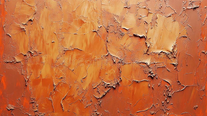 Warm Rust-orange Canvas with a Coarse, Rugged Surface and Visible Wear ...