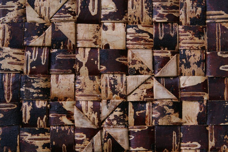 Warm Rustic Background Made Woven Birch Bark Pattern Stock Photos - Free & Royalty-Free Stock ...