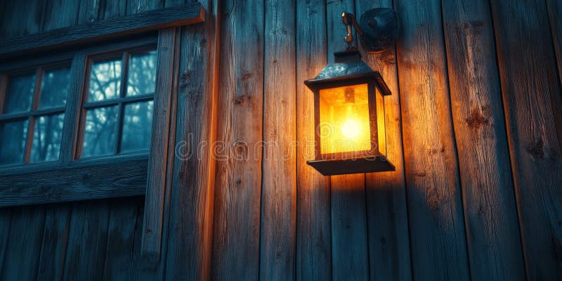 A Warm, Rustic Barn with Glowing Lantern Light, Evoking Nostalgia ...