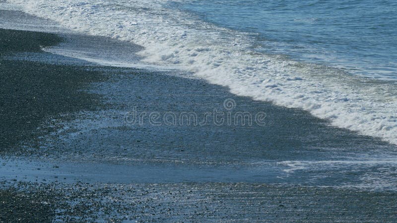Warm Sea Water. Empty Beach, Waves Crashing at the Shore. Sea Waves ...