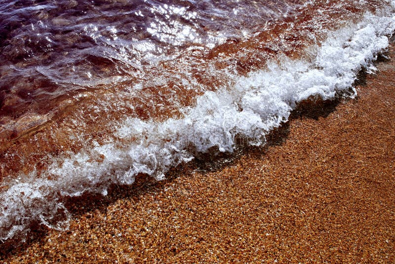 Warm sea wave stock photo. Image of contrast, color, warm - 55804454