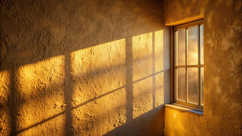 Warm and Serene Window Light Shadow with a Touch of Dust Generative AI ...