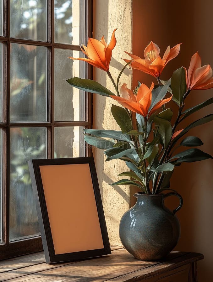 Bright and Airy Minimalist Scene Stock Illustration - Illustration of ...