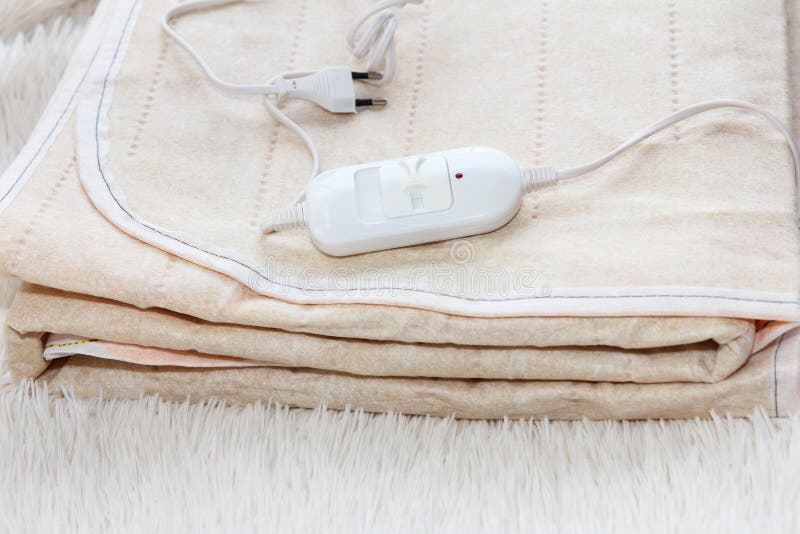 Warm Soft Two-sided New Electric Sheet, Lies Assembled, and on Top of ...