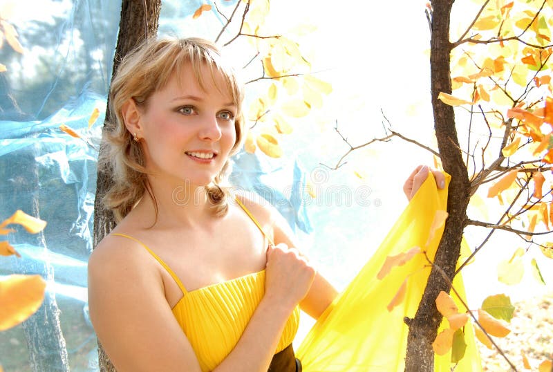 Warm solar autumn 2 stock photo. Image of dress, gentle - 11251924