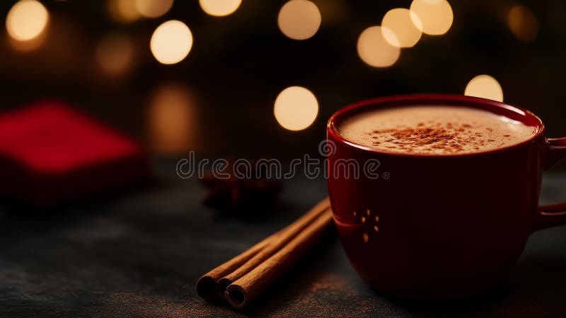 A Warm, Spiced Beverage with a Deep Red Color Stock Photo - Image of ...