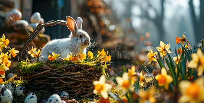Easter rabbit stock photo. Image of traditional, rabbit - 12475024