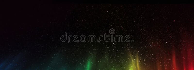 Warm Sun Rays Light on Black Background. Overlay Texture with Flare ...