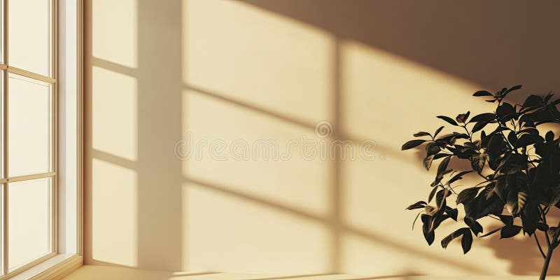 Warm Sunlight Streaming through Window Stock Illustration ...