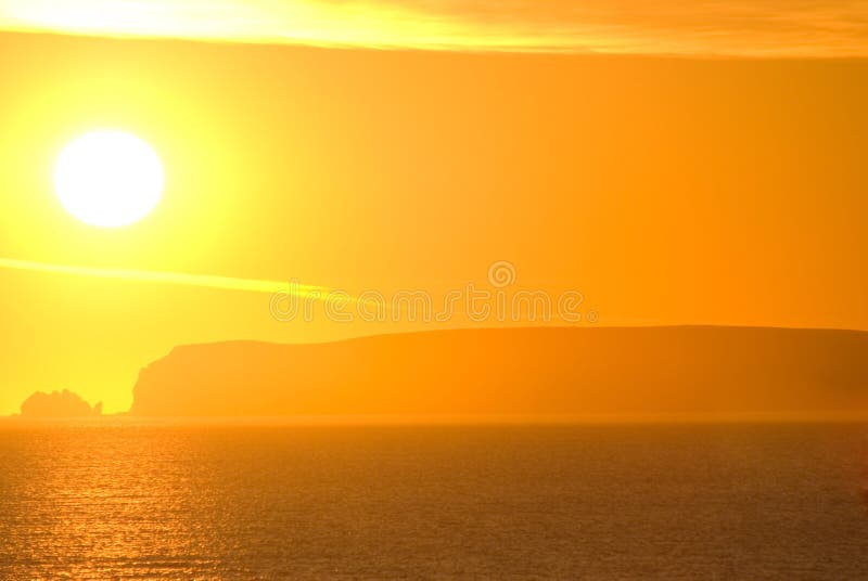 Warm Sunset stock image. Image of landscape, green, natural - 5007559