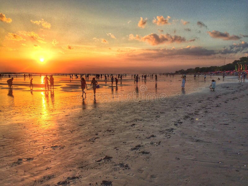 Warm sunset stock image. Image of sunset, nature, natural - 92213685