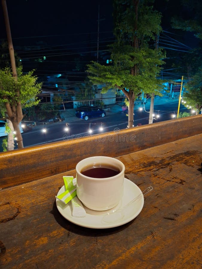 Night Atmosphere at Villa Slamet Mountain Valley, Baturraden ...