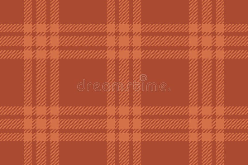 Warm Terracotta Plaid Pattern. Perfect for Autumnal Designs, Textile ...