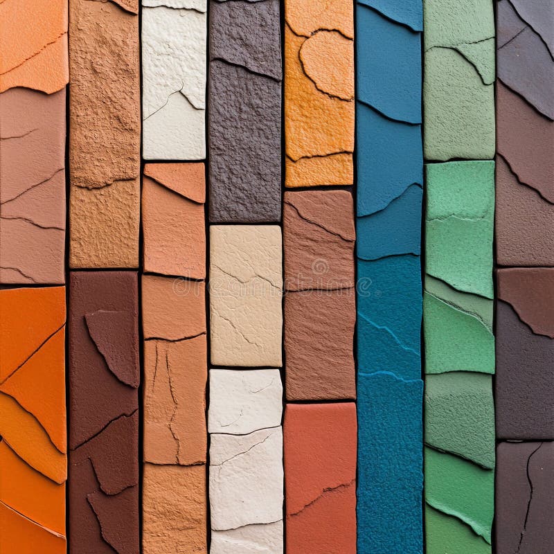 Warm Textures and Color Swatches for Design Use Stock Illustration ...