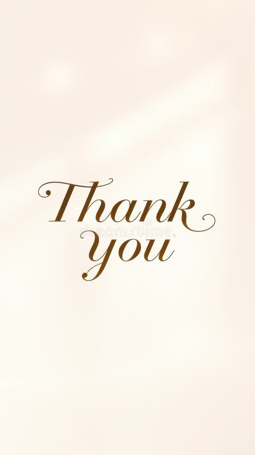 Thank You Message on a Soft Background Highlighting Gratitude and ...
