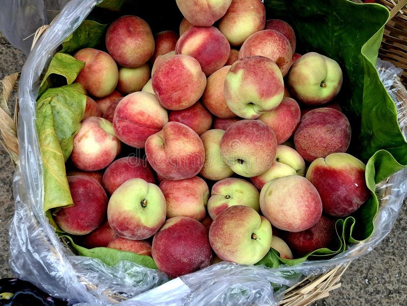 Warm Toned Food Photography with Peaches Stock Photo - Image of dish ...