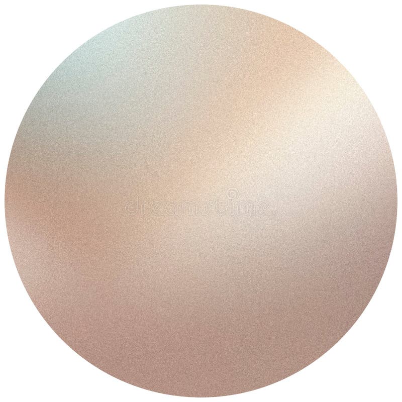 Warm Toned Grainy Textured Sphere On A Clean Background Stock Image