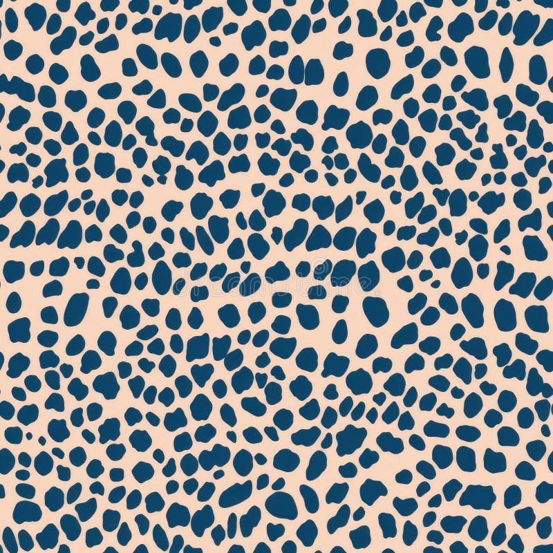 Warm Toned Leopard Spot Pattern. Patchwork-style Leopard Spots in Warm ...
