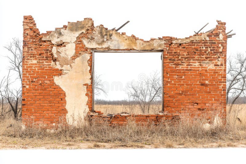 Warm-Toned Rustic Brick Wall - Texture of Weathered Bricks Stock Image ...