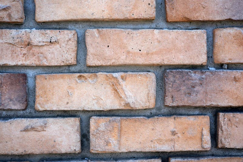 Warm Tones Create a Rustic Charm with Aged Brick Wall Textures Stock ...