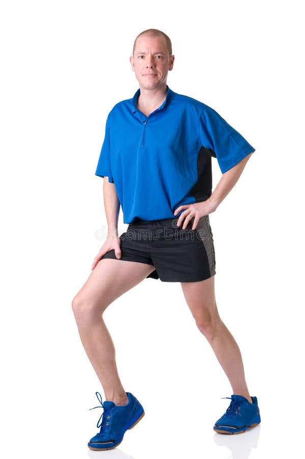 Warm up stock image. Image of stretch, healthy, blue, recreation - 8437609