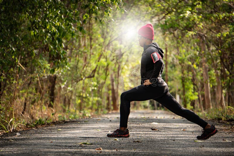 The Warm-up before Exercise by Running Stock Photo - Image of exercise ...