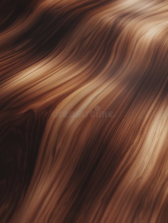 Warm Walnut Wood Texture with Rich Grain Showcasing Natural Beauty and ...