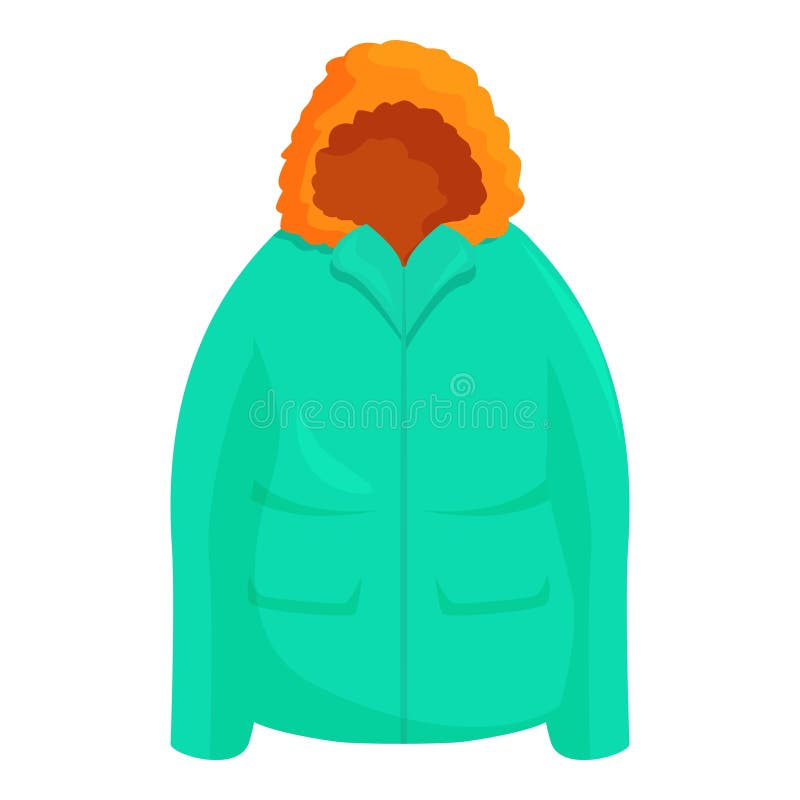 Warm Winter Jacket Protecting from Cold Weather Stock Vector ...