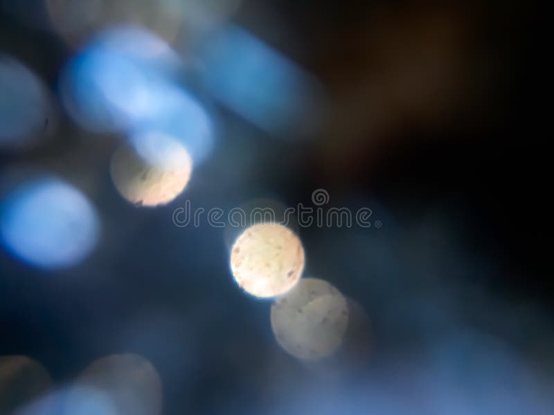 Bokeh Moons in the Low Light Stock Image - Image of light, spooky ...
