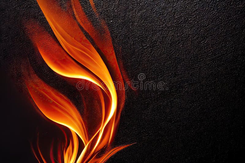 Warm Yellow Orange Blaze Fire Flame Flashes Stock Illustration ...