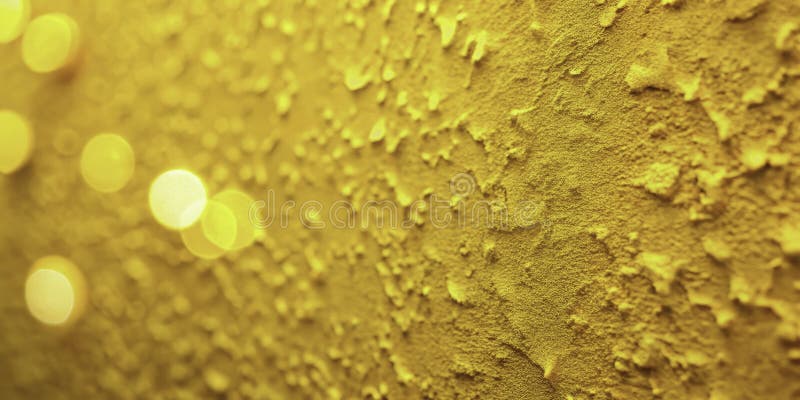 Warm Yellow Plaster Texture Background Abstract Visual Art for ...
