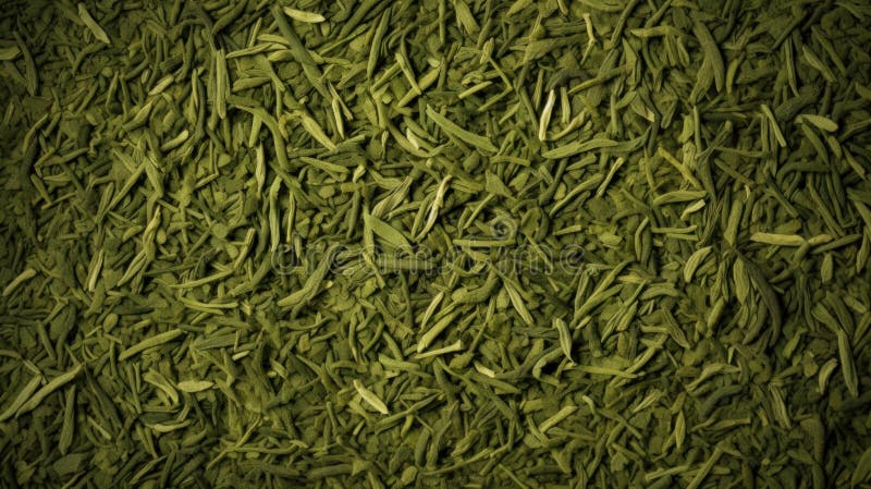 Warming Green Tea Hot Drink Vertical Background. Stock Illustration ...