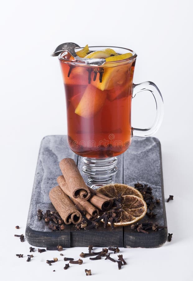Warming tea stock photo. Image of home, drink, fruit - 24096528