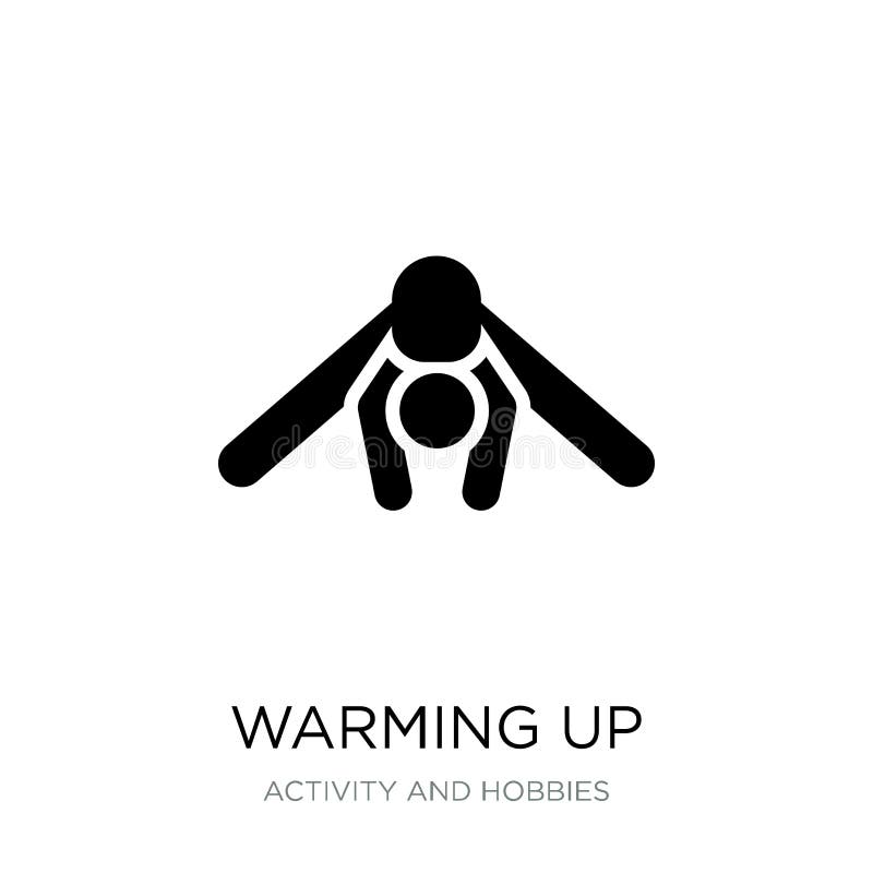 Warming Up Icon in Trendy Design Style. Warming Up Icon Isolated on ...