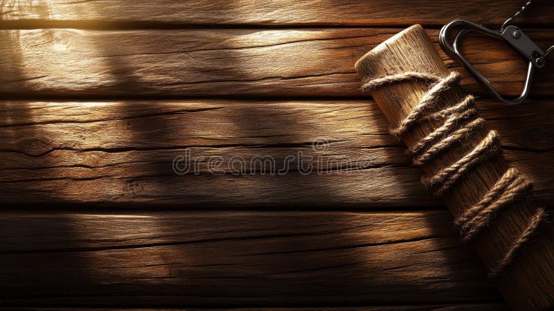 Rustic Charm: Wood, Rope, and Steel - a Textured Still Life with ...