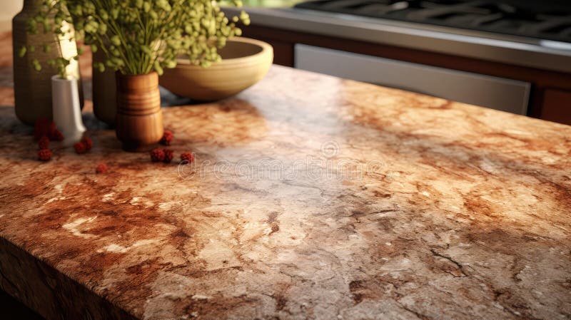 Warmth Granite Counter Texture Stock Illustration - Illustration of ...