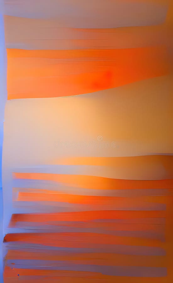 The Warmth and Power of Orange Color Stock Illustration - Illustration ...