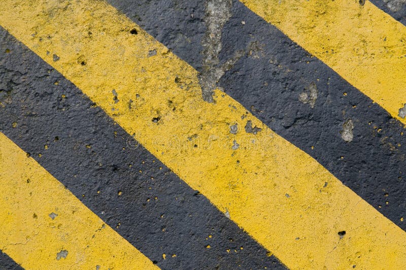 Warning stock image. Image of paint, symbol, cement, color - 15121937