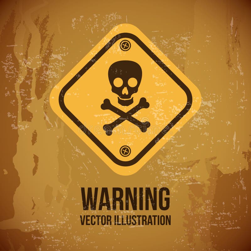 Halloween Warning Sign. Beware of Vampires. Vector Illustration, Eps10 ...