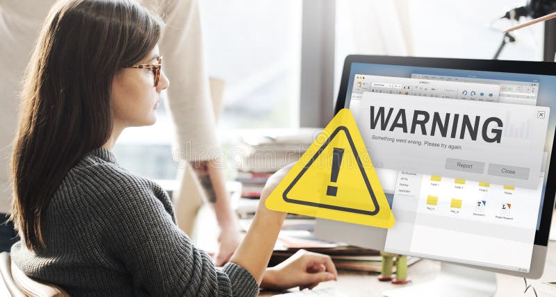 Warning Accident Traffic Sing (red Triangle) Stock Photo - Image of ...